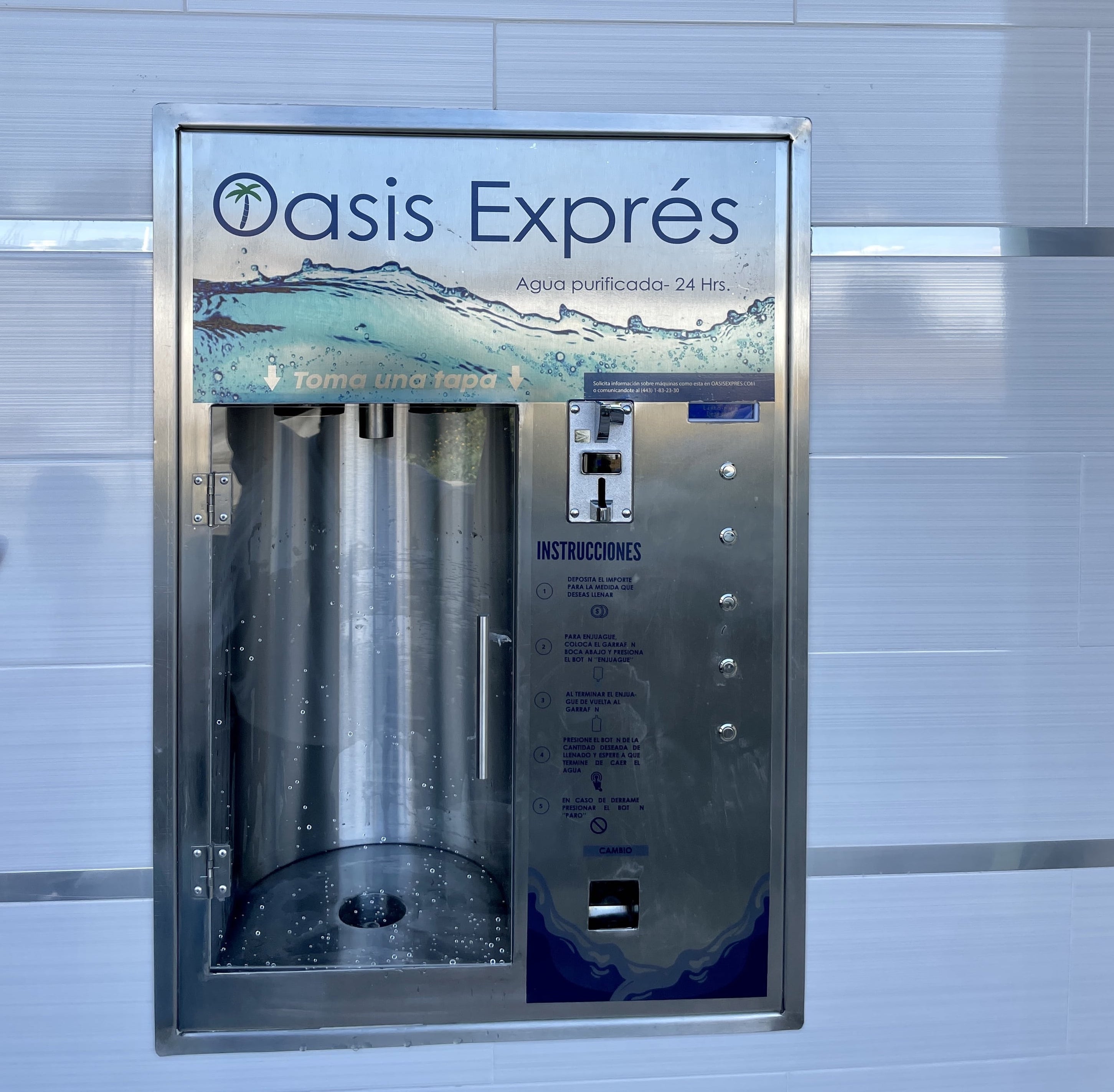 Despachadores vending (autoservicio de agua purificada) — Oasis Expres OEV200603G22