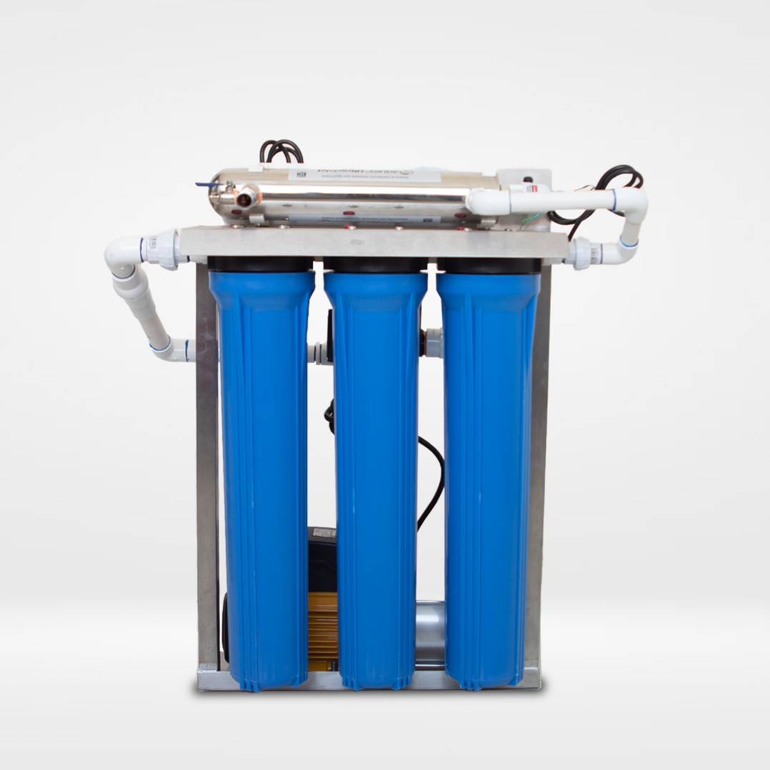 Purificador de agua para casa con 5 etapas y producción de 2 galones p — Oasis Expres OEV200603G22