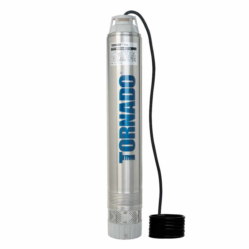 Motobomba sumergible 4", TORNADO, serie KIN, acero inoxidable 304, des ...